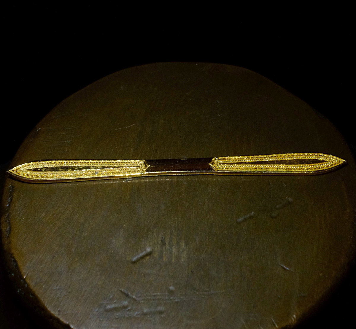 20k Solid Hair Bun Stick Pin Antique | GEM GARDENER