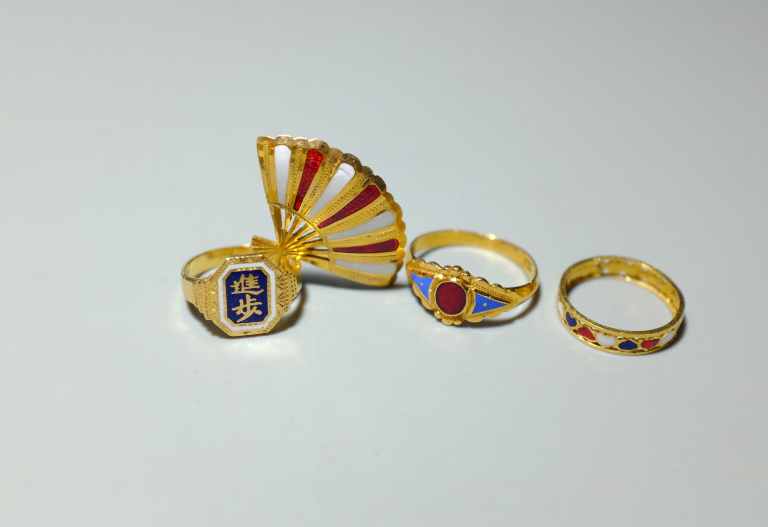 Antique 22k Chinese Signet Ring "Improve" | GEM GARDENER