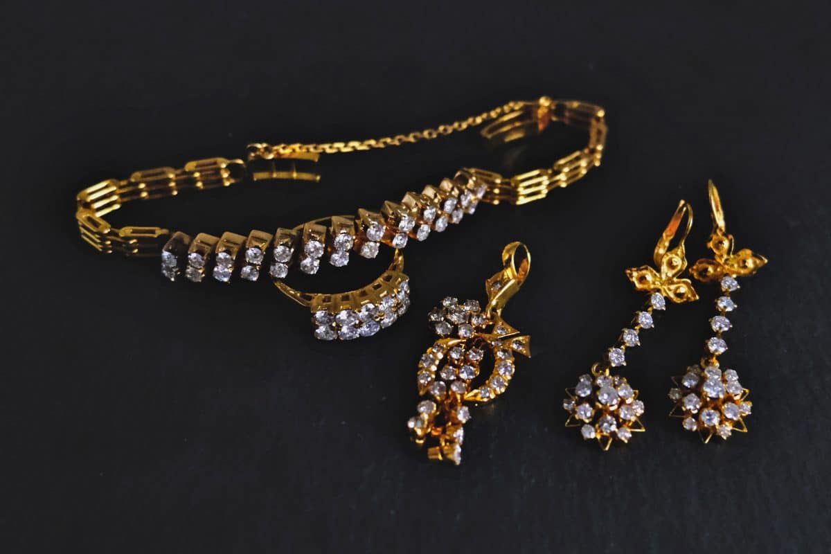 Dainty Chinese Diamond Pendant Vintage 20k | Gem Gardener