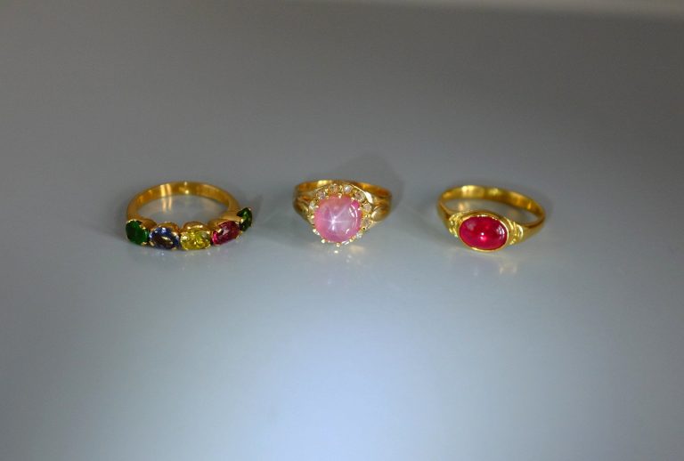 Burmese Star Ruby Ring Unheated 18k | Gem Gardener