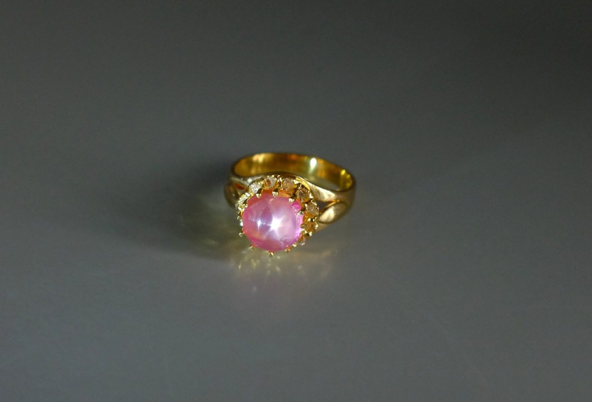 Burmese Star Ruby Ring Unheated 18k | Gem Gardener