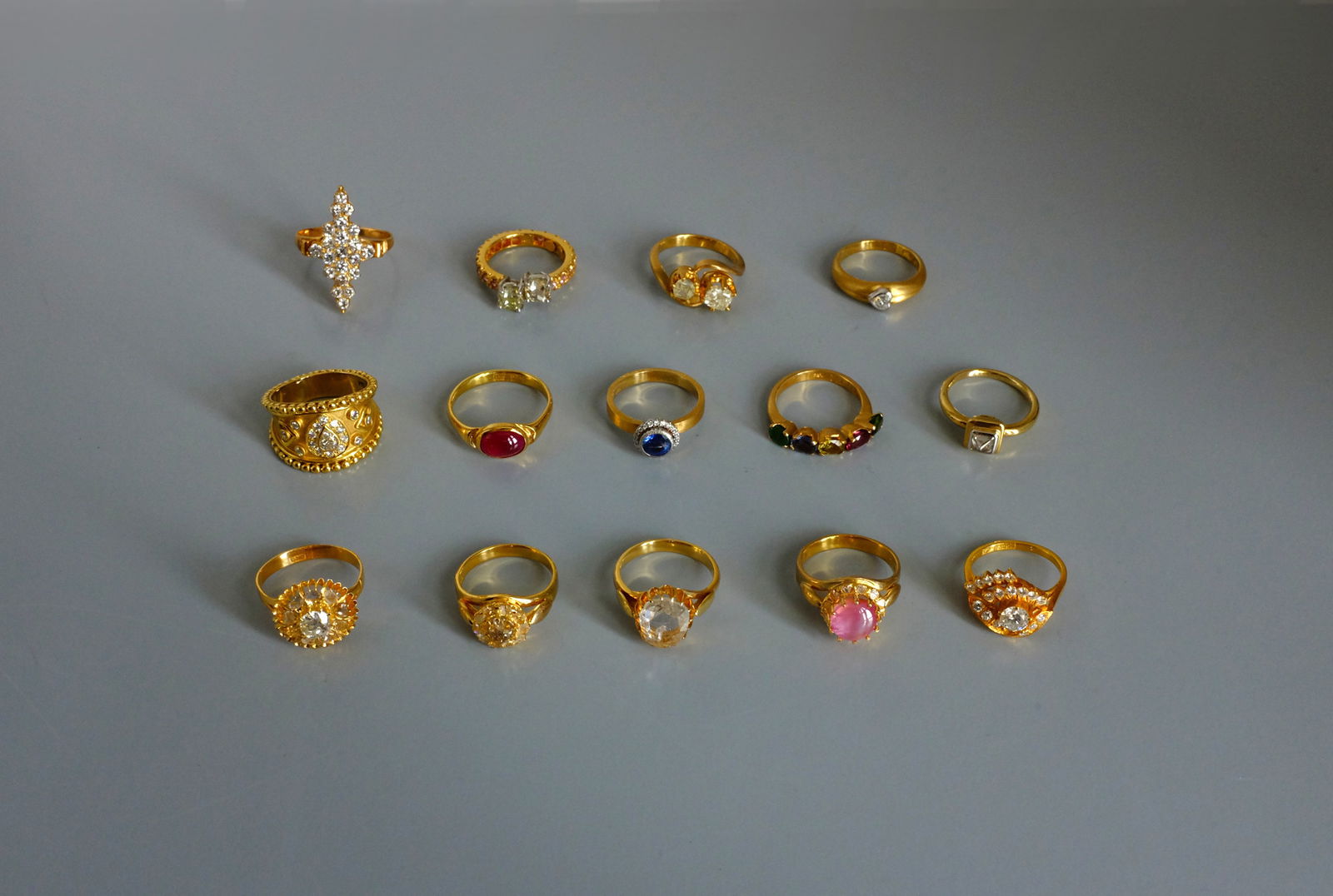 Vintage Chinese Eye Diamond Ring 20k | GEM GARDENER