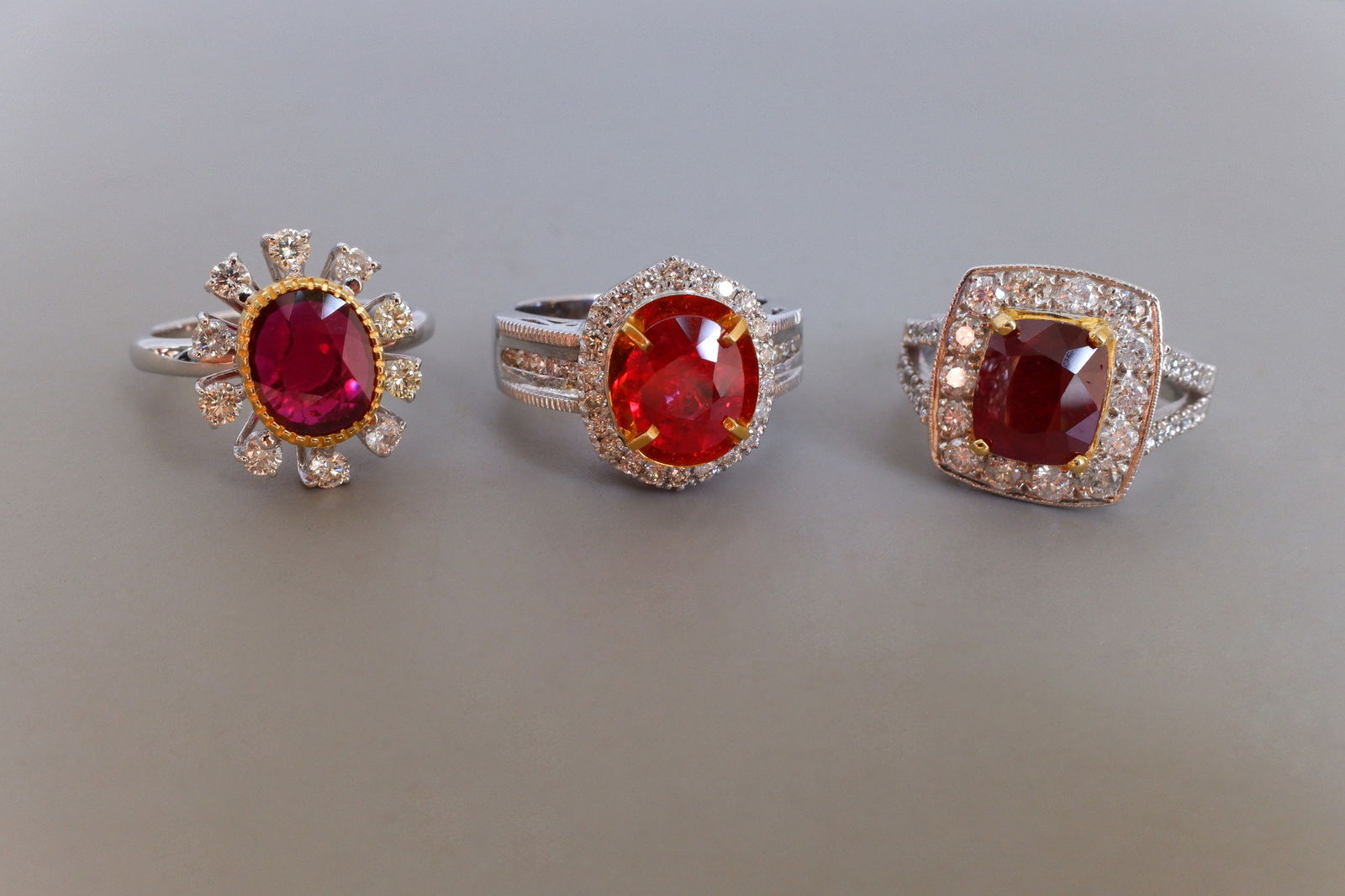 2ct Unheated Vintage Ruby Flower Ring 18k | Gem Gardener