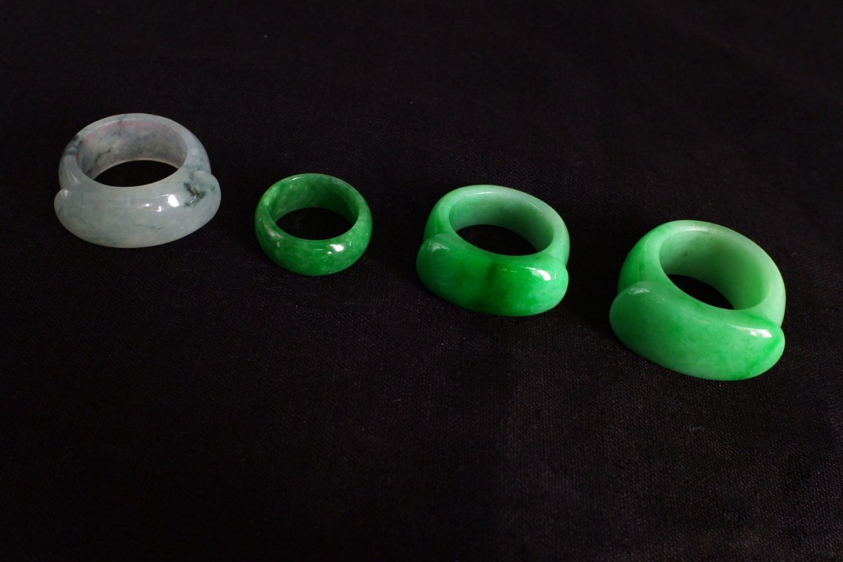 Antique Jadeite Jade Hololith Ring | GEM GARDENER