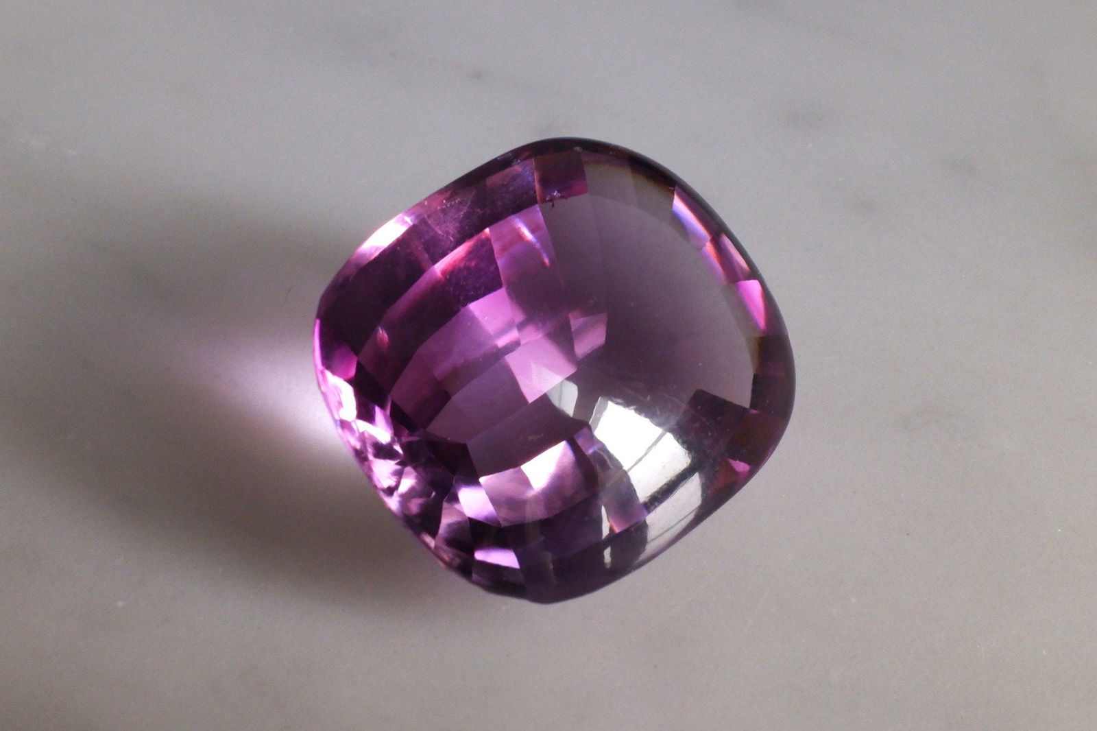 75ct Faceted Amethyst Cabochon Stone | GEM GARDENER