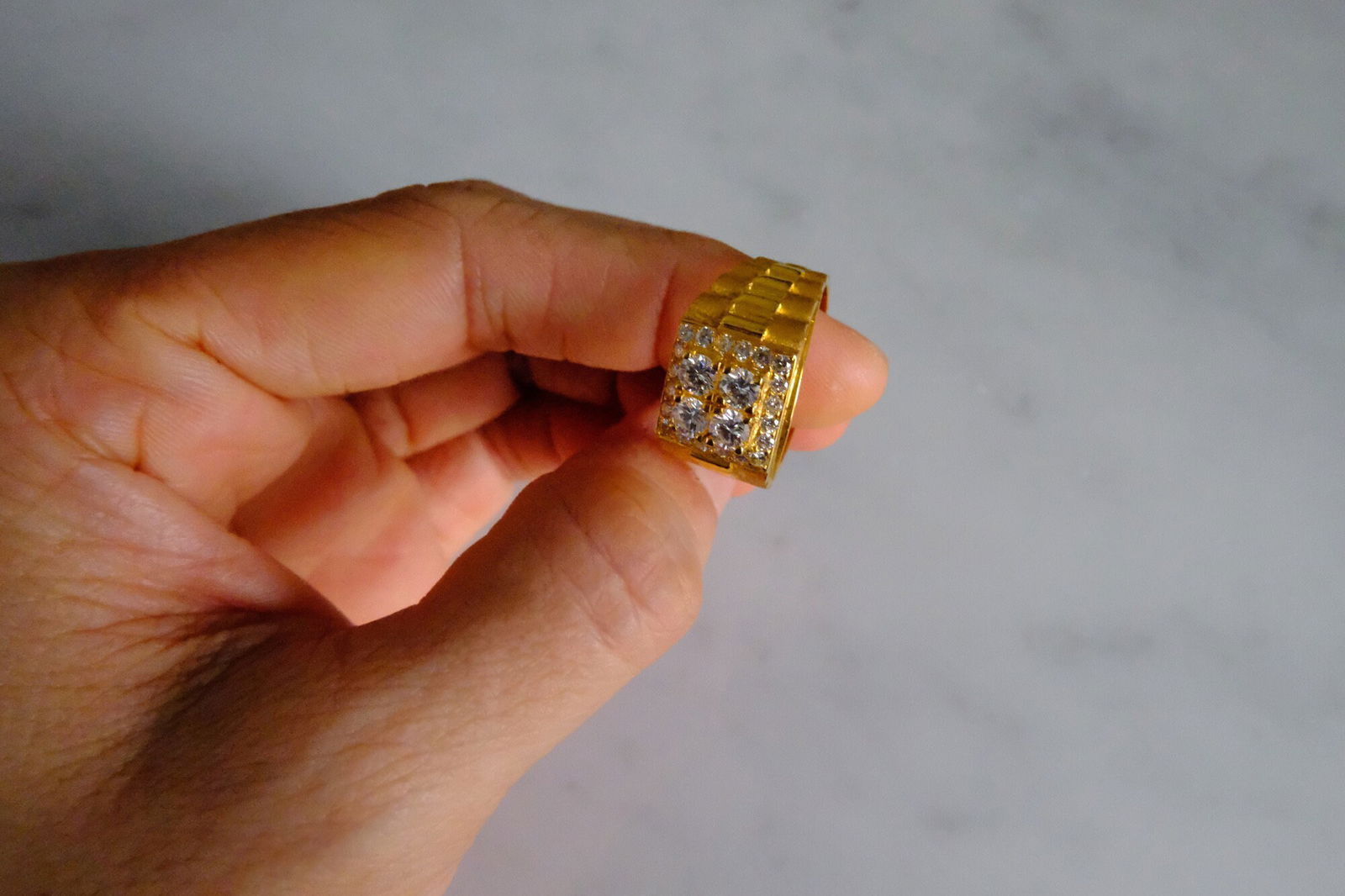 Cluster Emblem Ring Mafia Gold Ring | GEM GARDENER