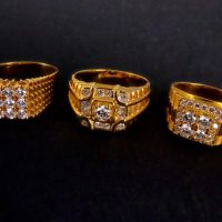 Cluster Emblem Ring Mafia Gold Ring | GEM GARDENER