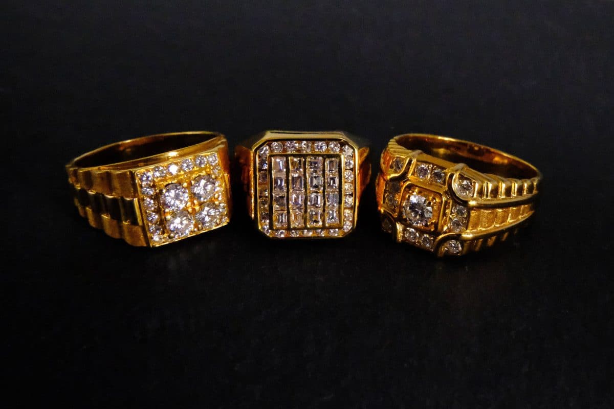 Cluster Emblem Ring Mafia Gold Ring | GEM GARDENER