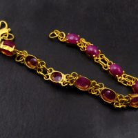 Chinese Vintage Ruby Bracelet 18k | GEM GARDENER