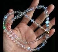 Classical Top Big Moonstone Bead Necklace Matinee 22k | GEM GARDENER