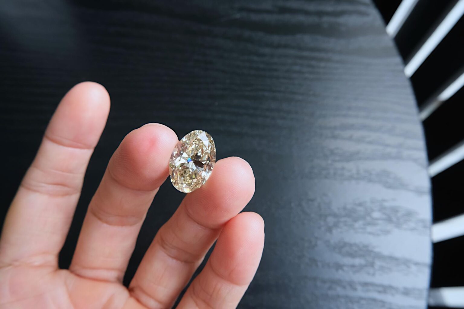 7ct Light Yellow Oval Brilliant Diamond Natural | Gem Gardener
